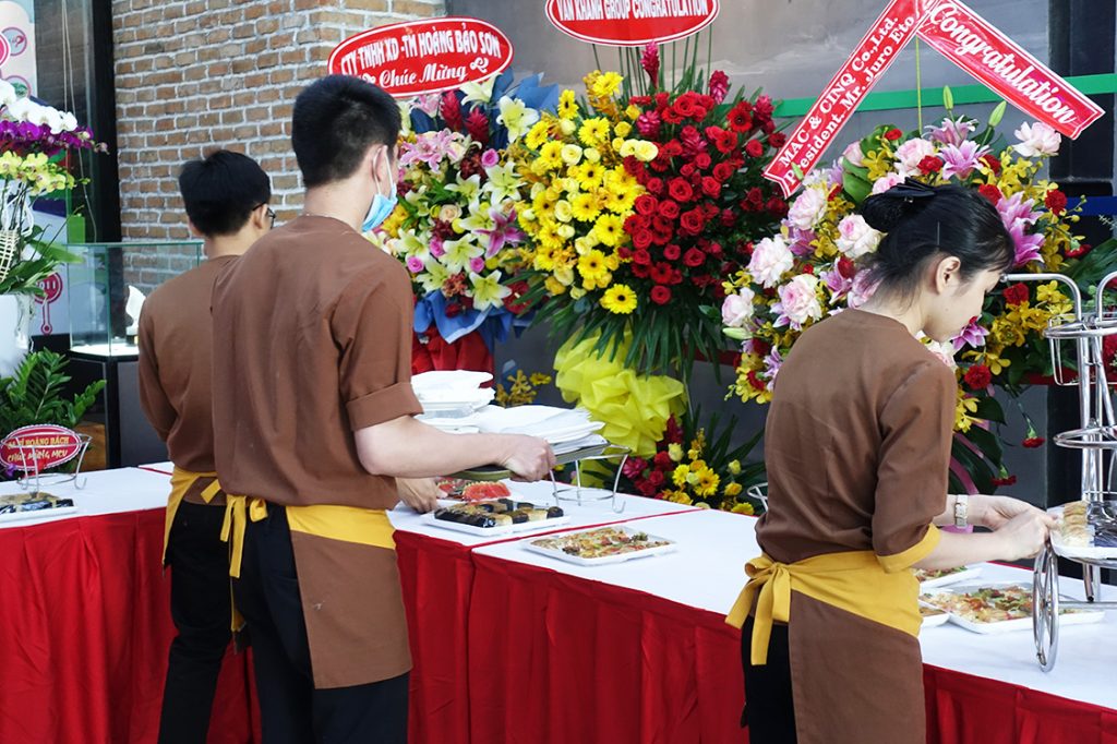 Canape party for MCV Complex Office’s grand opening